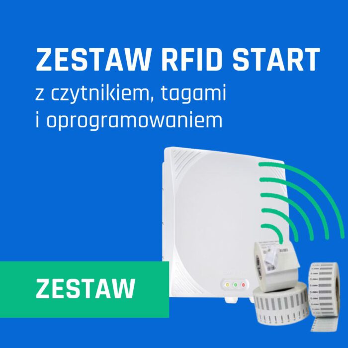 Zestaw RFID START z czytnikiem, programem i tagami